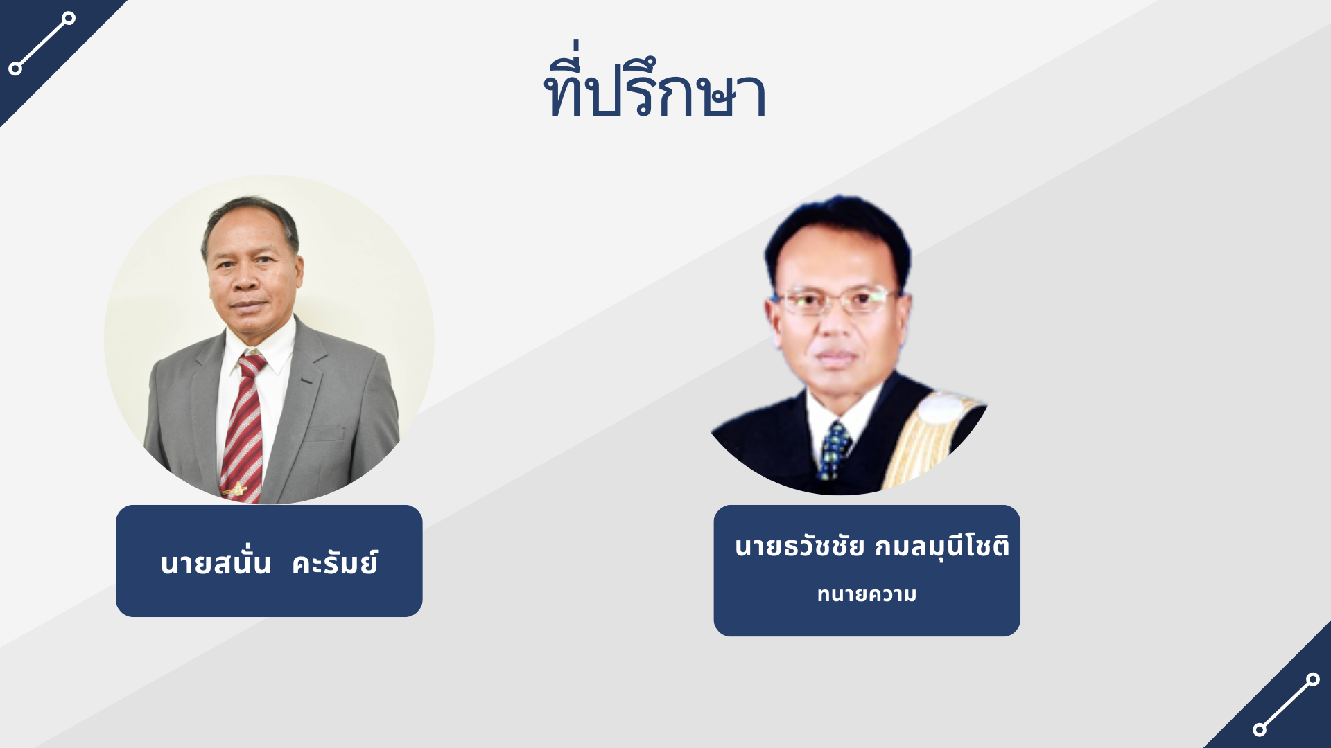 ที่ปรึกษาสหกรณ์ฯ - BPPHSC