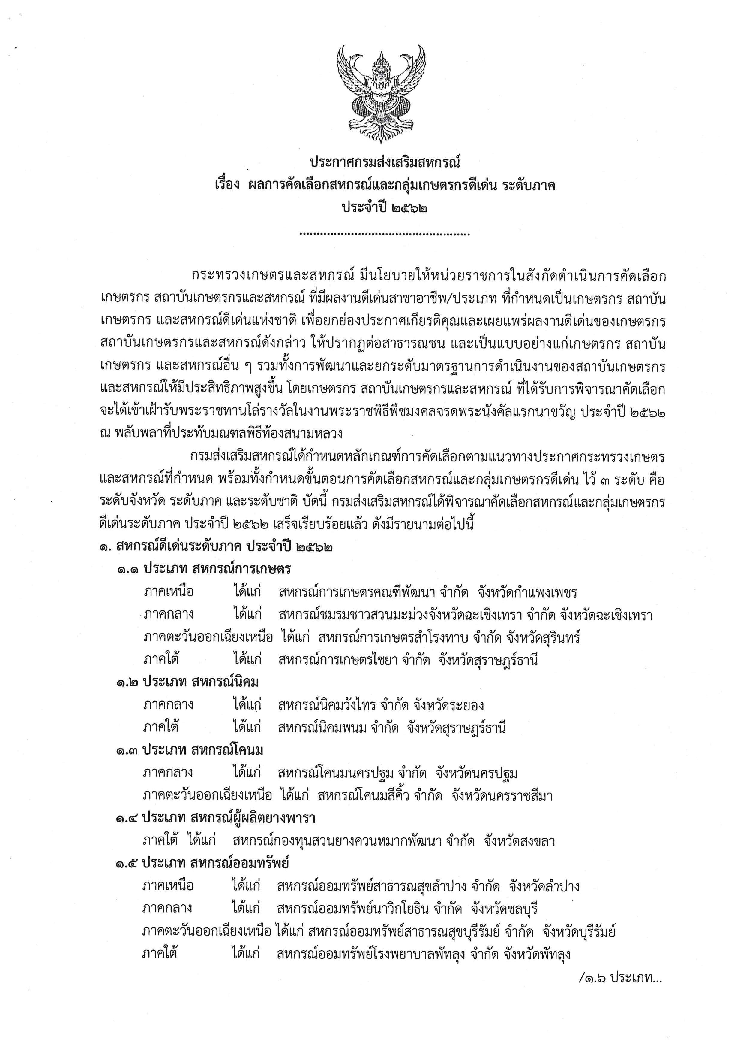สหกรณ์ออมทรัพย์สาธารณสุขจังหวัดบุรีรัมย์ จำกัด สหกรณ์ดีเด่นระดับภาค ประจำปี 2562 - BPPHSC
